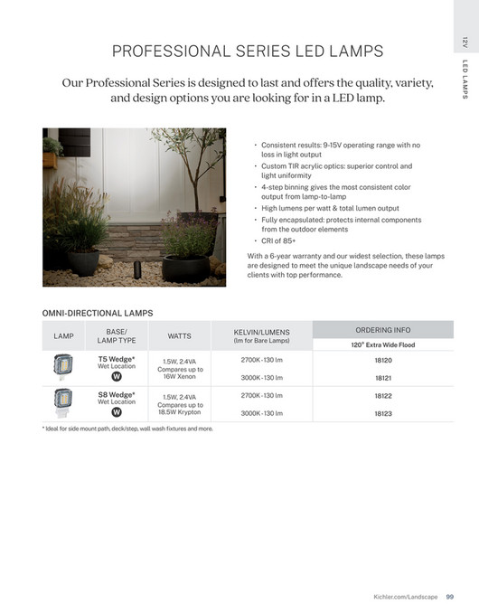 Kichler Lighting Full Line Landscape Catalog - Page 98-99