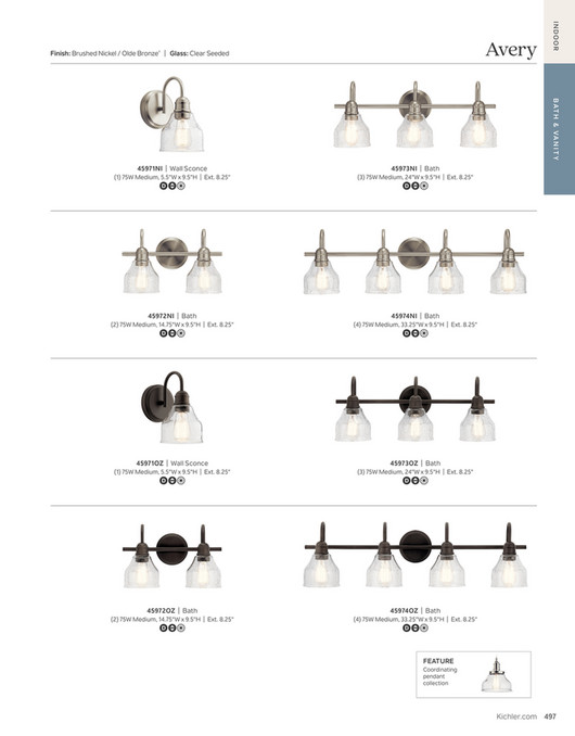 Kicher Lighting Decorative Resource Guide Catalog - Page 496-497