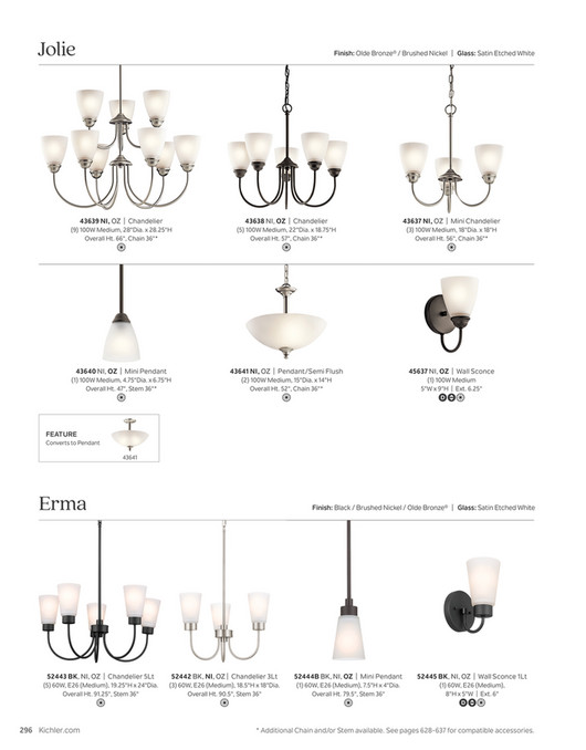 Kicher Lighting Decorative Resource Guide Catalog - Page 296-297