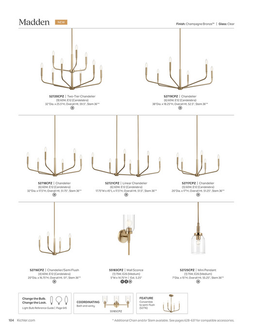 Kicher Lighting Decorative Resource Guide Catalog - Page 106-107