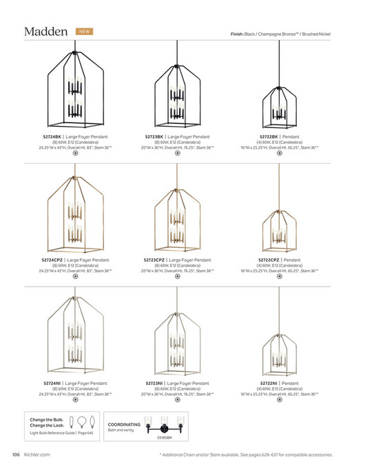 Kicher Lighting Decorative Resource Guide Catalog - Page 106-107